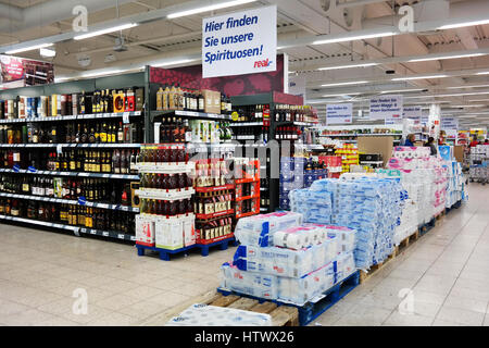 Interior of a REAL Hypermarket Stock Photo - Alamy