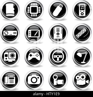 Devices simply symbols for web and user interface Stock Vector Image ...