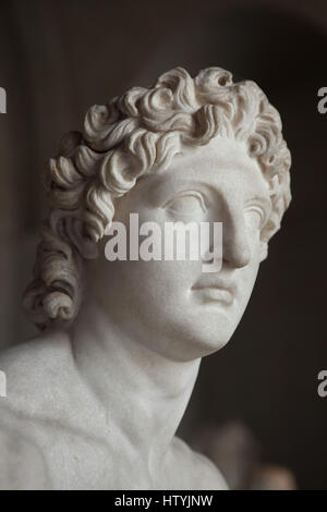 Greece: Marble bust of Alexander the Great (356 - 323 BCE) at the ...