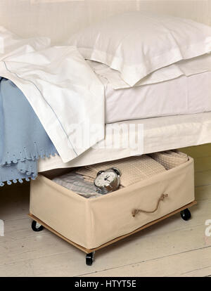 Crisp White Pillows on a bed Stock Photo - Alamy