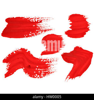 S - Red handwritten letters over white background Stock Photo - Alamy