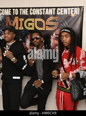 March 10, 2017 - Norfolk, VIRGINIA, USA - MIGOS brings the rap to the ...