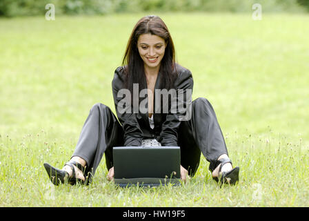 Relaxed work, Entspanntes Arbeiten Stock Photo - Alamy