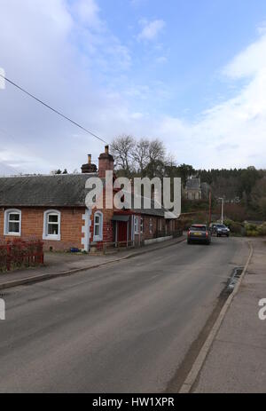 Caputh street scene Scotland March 2017 Stock Photo - Alamy