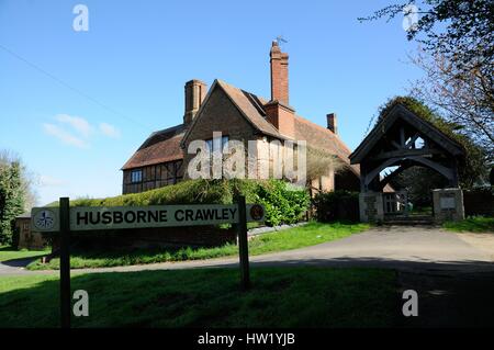 Manor Farm House, Husborne Crawley, Bedfordshire, stands in front of ...