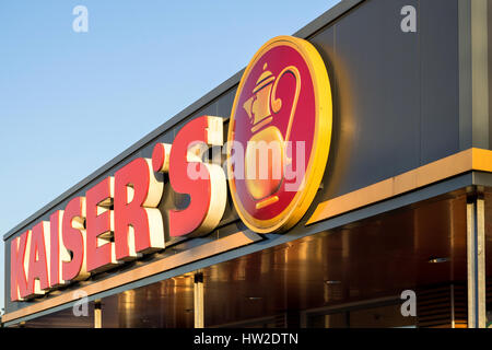 Kaiser’s supermarket in Cologne. Kaiser’s is a German supermarket chain ...