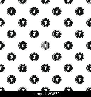 Mongolian tugrik coin pattern, simple style Stock Vector Image & Art ...