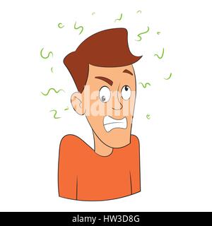 People Phobia Fear Scared Afraid Stick Figure Pictogram Icon Stock ...