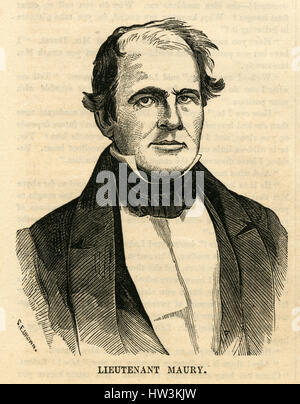 Matthew Fontaine Maury (1806-1873) American naval officer, hydrographer ...