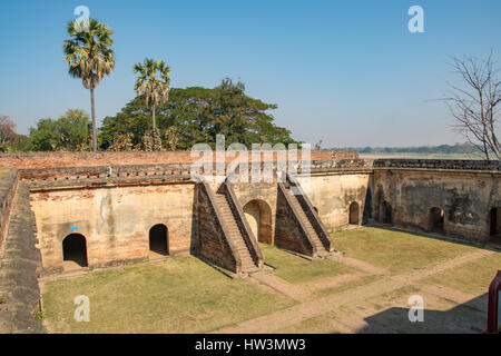 The Fort at Minhla, Myanmar Stock Photo - Alamy