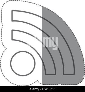 Electronic wifi router sticker concept Stock Vector Image & Art - Alamy