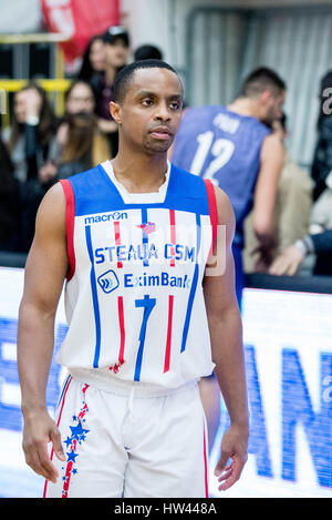 March 15, 2017: Morris Curry #7 of Steaua CSM EximBank Bucharest during ...