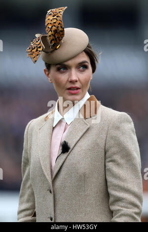 Victoria Pendleton during Gold Cup Day of the 2019 Cheltenham Festival ...