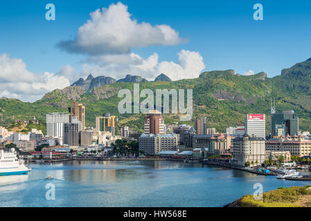 Port Louis, Mauritius - December 12, 2015: View of the Bulk Sugar ...