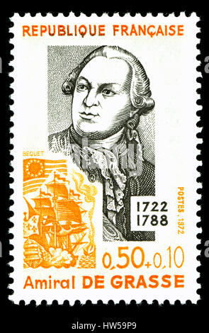 . Amiral François Joseph Paul, marquis de Grasse Tilly, comte de Grasse ...