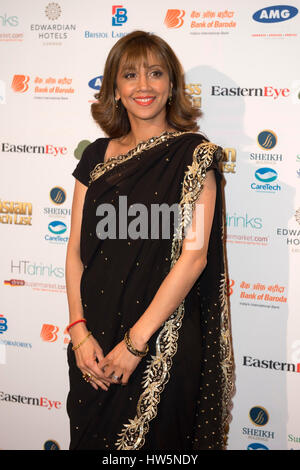 Riz Lateef arrives for the Asian Business Awards at Park Plaza, London ...