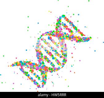 Abstract DNA Concept illustration vector Design template. Suitable for ...