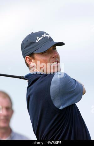 JUSTIN LEONARD USA THE OPEN MUIRFIELD SCOTLAND 18 July 2002 Stock Photo ...