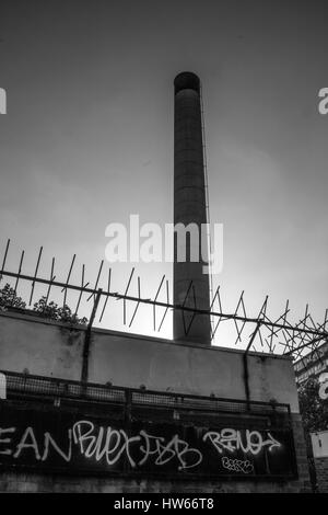 A view from the now demolished Heygate Estate in South East London ...