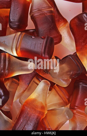 Cola shaped gum candy. Gummy candy Stock Photo - Alamy