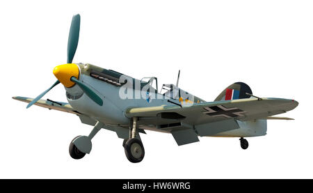 German fighter planes on a military air base in Belgium, 1940 Stock ...