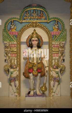 hanuman white indian shiva god monkey holy jayanti illustration Stock ...