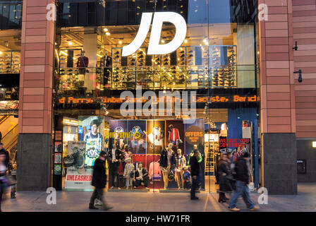 The JD Sports store in the Liverpool One shopping centre, 4 Paradise ...