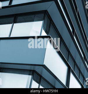 Square frame Modern commercial building exterior with tall glass ...