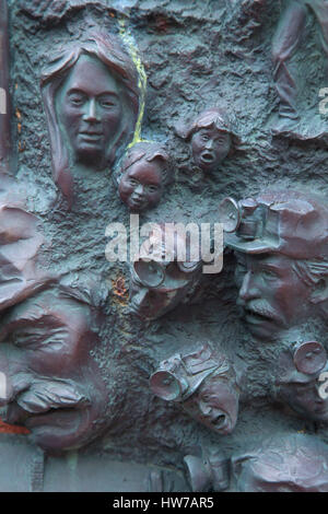 Castle Gate Mine Disaster, Utah, monument with names of the people ...