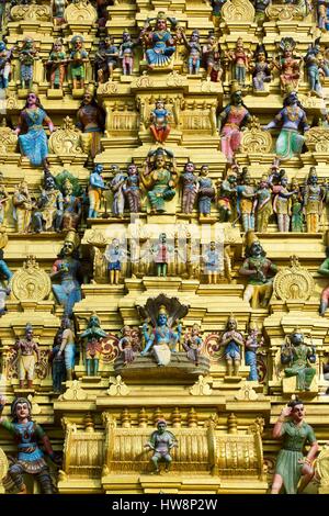Central Province, Matale, Matale Hindu Temple, Sri Lanka, exterior ...