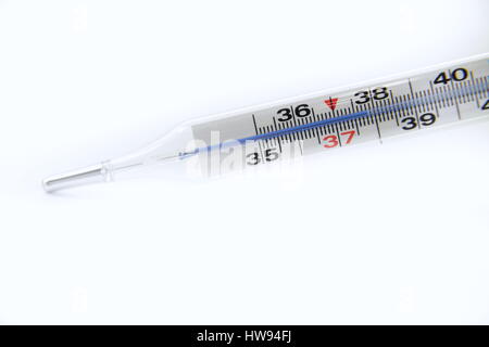 Thermometer indicating temperature Stock Photo - Alamy