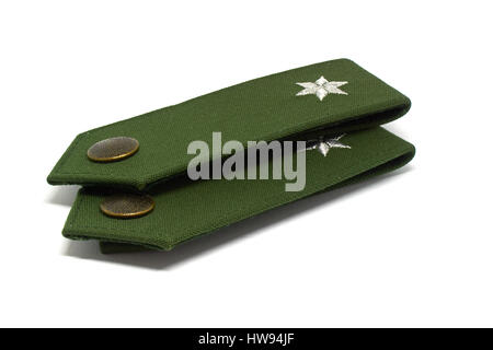 german police epaulets isolated Stock Photo - Alamy