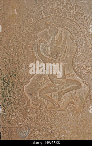 Apsara Apsarasa female spirit clouds waters in Hindu Buddhist mythology ...