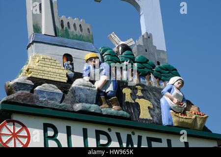 Village Sign ,Burwell, Cambridgeshire Stock Photo - Alamy