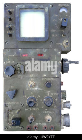 Old Radio Equipment. Russian Military Transmitters Stock Photo - Alamy