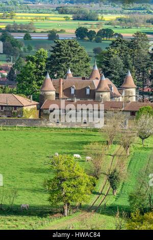 France, Isere, La Frette, the castle Stock Photo - Alamy
