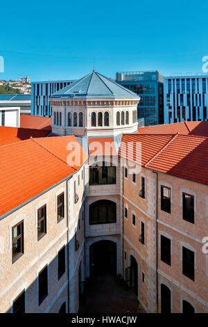 France, Rhone, Lyon, Catholic University of Lyon, St. Paul, gateway ...