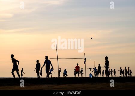 Myanmar, Burma, Sittwe, Viewpoint, a panorama on the Kaladan river ...