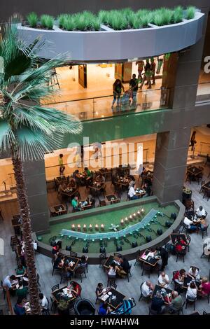 Chile, Santiago, Interior of the Costanera Center shopping mall Stock ...