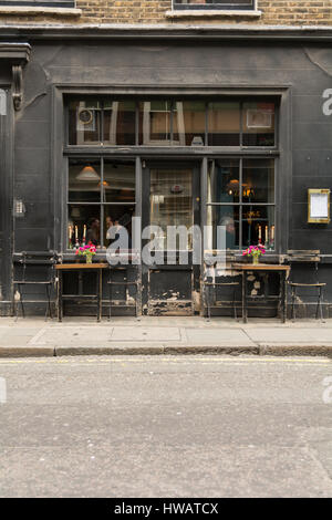 Andrew Edmunds restaurant on Lexington Street, Soho, London, UK Stock ...