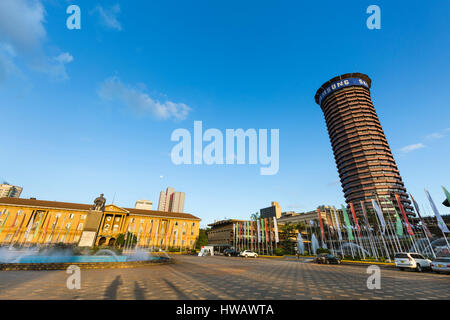 The Kenyatta International Conference Centre / KICC in Nairobi Stock ...