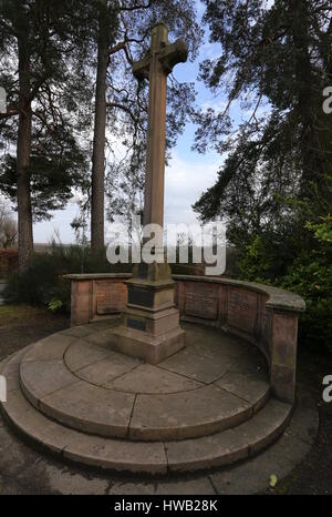 Caputh war memorial Scotland March 2017 Stock Photo - Alamy