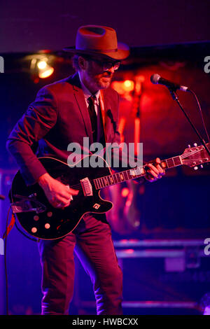 Andrew Trube of Greyhounds performs at Revolution Live as supporting ...