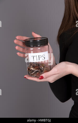 An Empty Tip Jar Stock Photo: 86126696 - Alamy