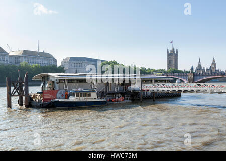 London, England, UK. Lambeth Fire Station, 8, Lambeth Embankment ...