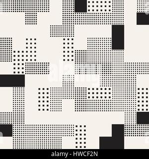Endless Abstract Background With Random Size Squares. Vector Seamless ...