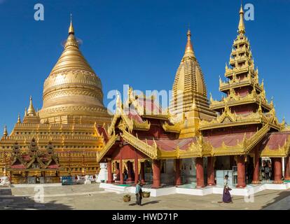 Myanmar (Burma), Mandalay district, Pagan, pagodas and stupas in ...