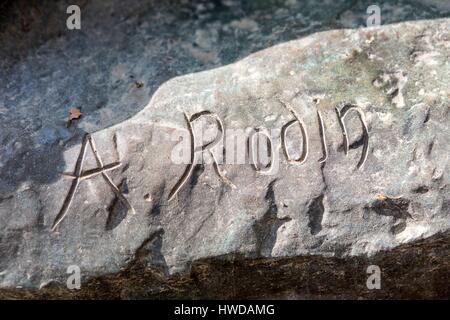Auguste Rodin signature Stock Photo - Alamy