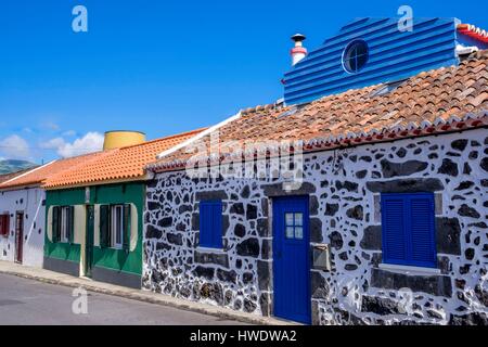 Typical Azorean house, Sao Miguel island, Portugal, Azores archipelago ...