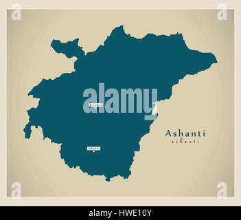 Ashanti Region (Administrative divisions of Ghana, Republic of Ghana ...
